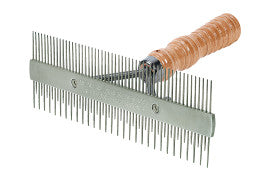 Two Sided Comb - Wood Handle – Suzee² Livestock Services